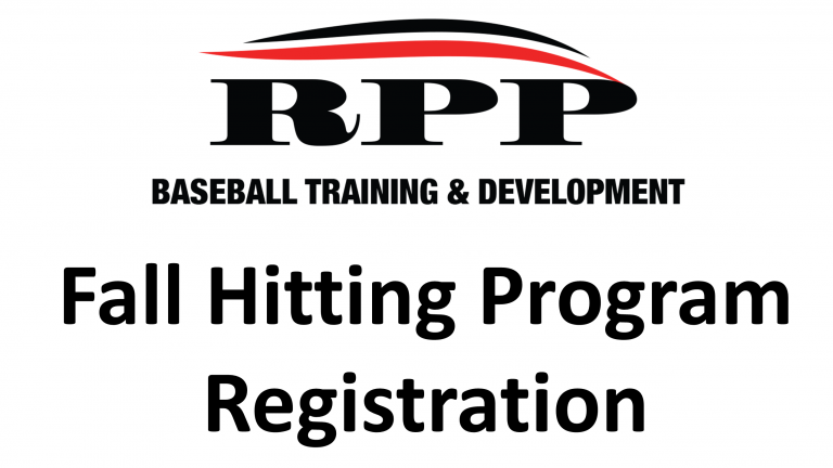 Fall Hitting Program Registration • RPP Baseball