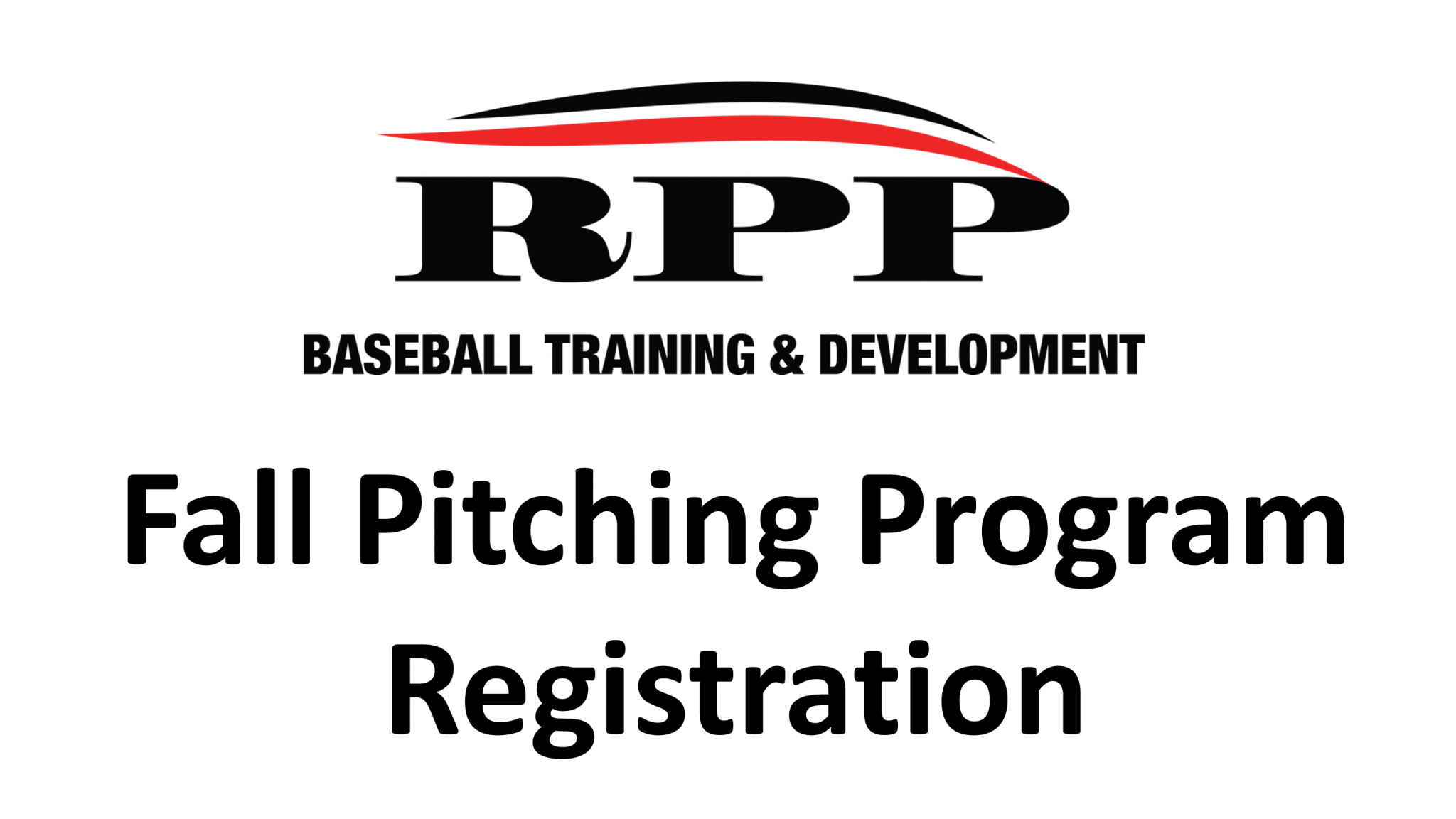 Fall Pitching Program Registration • RPP Baseball
